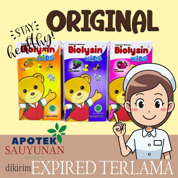 Jual Biolysin Kids All Varian 30 Tab | Shopee Indonesia