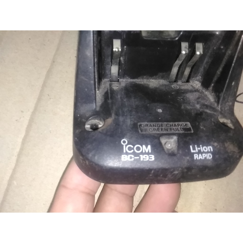 Jual hanya docking saja CHARGER HT ICOM BC - 193 IC-V80 LION LITIUM ...