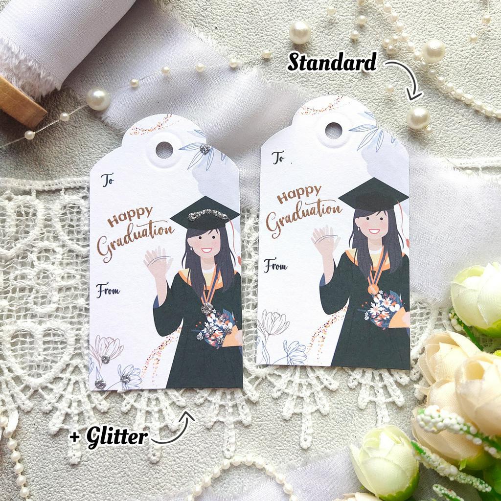 Jual Hangtag Graduation wisuda congratulation happy karikatur character ...