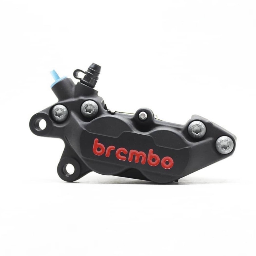 Jual Kaliper 4 Piston Brembo 4P 1Pin Brake Caliper - Kiri Black | Shopee Indonesia