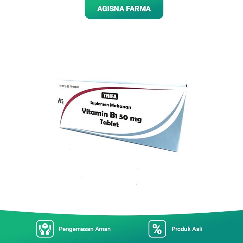 Jual Vitamin B1 50mg perbox PT TRIFA | Shopee Indonesia