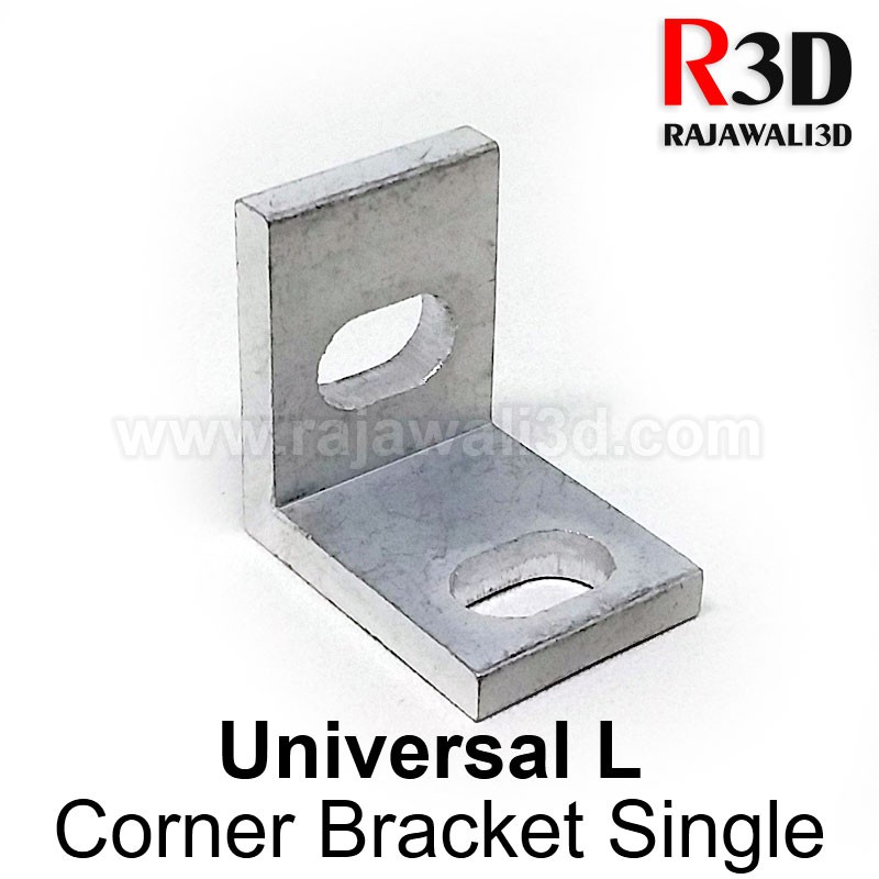 Jual Universal L Corner Bracket 90 Degree 20x20mm Aluminium 3mm ...