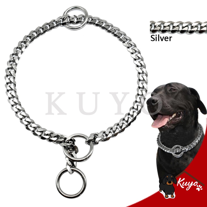 Jual Rantai Kalung Tali Anjing Besar Stainless Steel 50cm 60cm 75cm ...