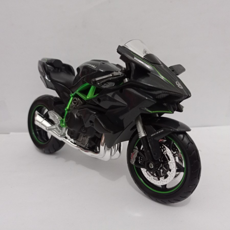 Jual Diecast motor Kawasaki Ninja H2 R Maisto 1:12 miniatur motor sport murah | Shopee Indonesia