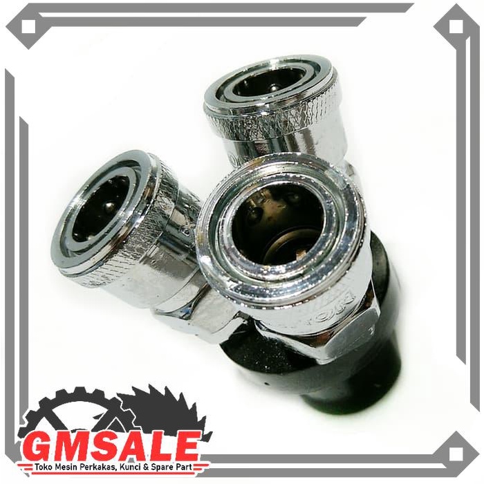 Jual Coupler 3 cabang 1/4 inch siap pakai SF 20 Compressor Coupler 3 ...
