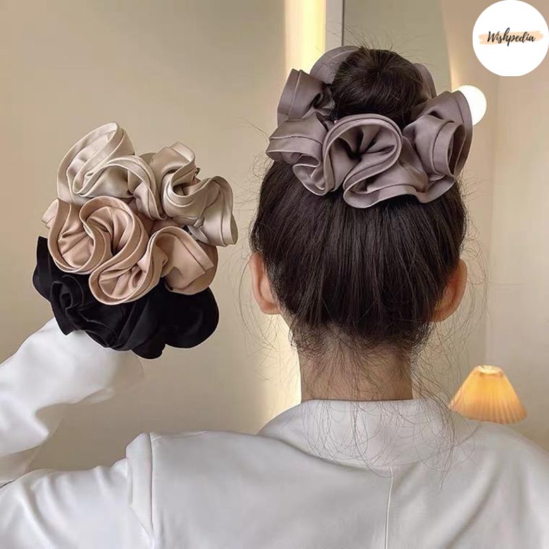 Jual SCRUNCHIE WAVY JUMBO / SCRUNCHIES KOREA CANTIK LUCU / HIASAN ...