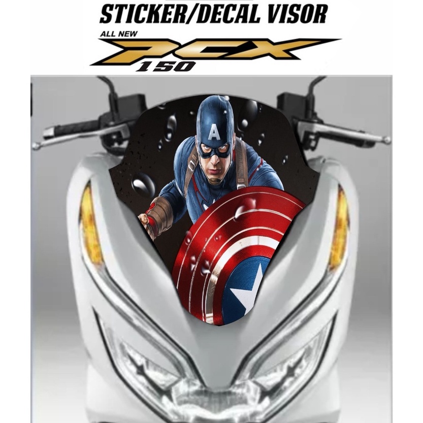 Jual Visor sticker honda pcx 150 all pcx 150 sticker visor pcx 150 ...