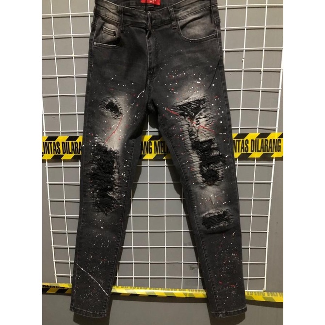 Jual Celana Ripped Jeans Rucas X Bigetron | Shopee Indonesia