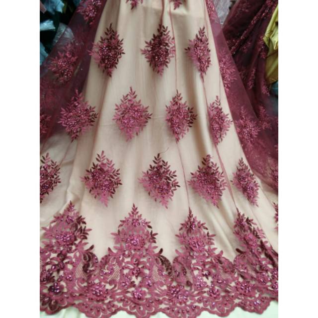 Jual Bahan Kain Tile Payet TRB | Shopee Indonesia