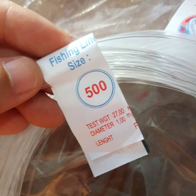 Jual Tali Senar Benang Tangsi sikat galon 500 panjang 15 meter | Shopee ...