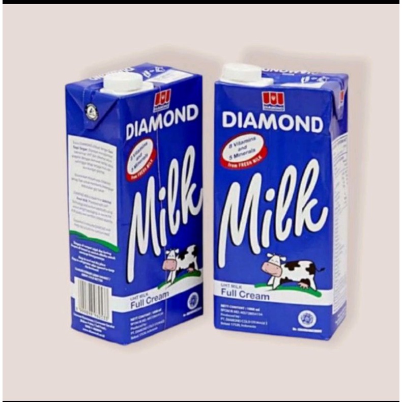 Jual Diamond Milk UHT full cream 1Liter | Shopee Indonesia
