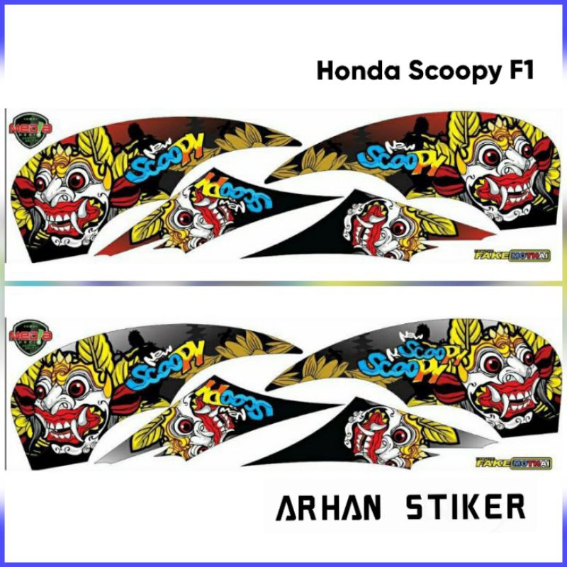 Jual JUAL STIKER SCOOPY F1 2015 2016 2017 2018 ALL LISCOVER LISBODY ...