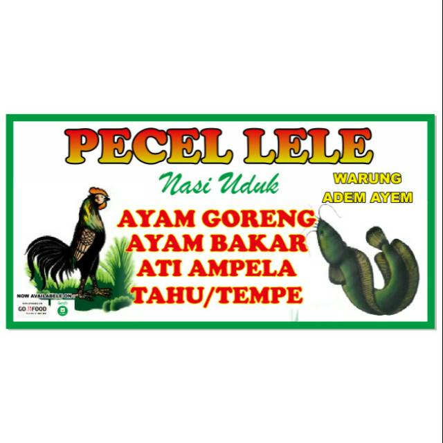 Jual Spanduk Banner Pecel Lele Uk 300x150 cm | Shopee Indonesia