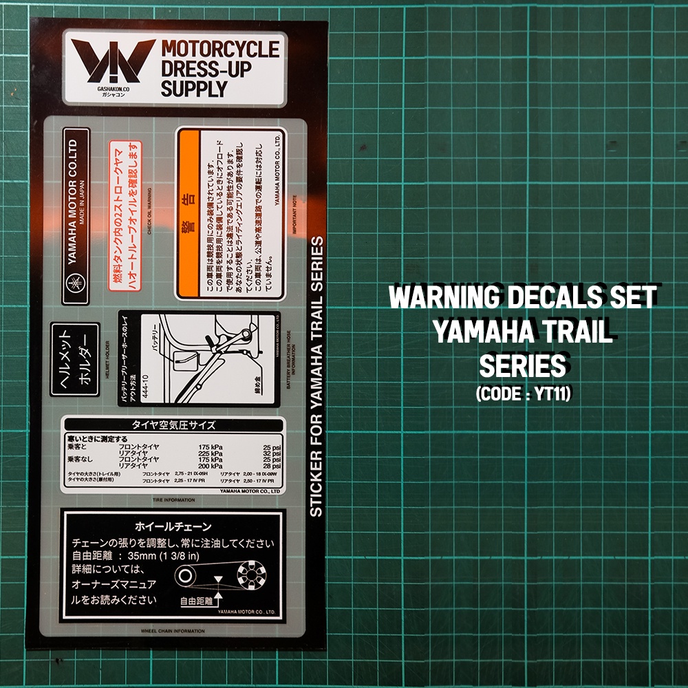 Jual Sticker Detail/Warning Stickers/Warning Decals/Stiker detail ...