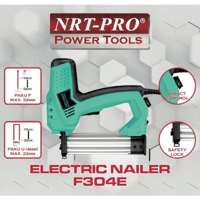 Jual NRT Pro Air Nailer F304E Paku Tembak Listrik 2 in 1 Elektrik F 304 E Paku F dan I | Shopee ...