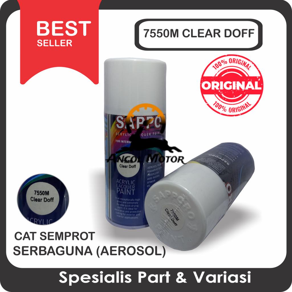 Jual Sapporo 7550M Clear Doff Cat Semprot Saporo Paint Vernis Dop Dull ...