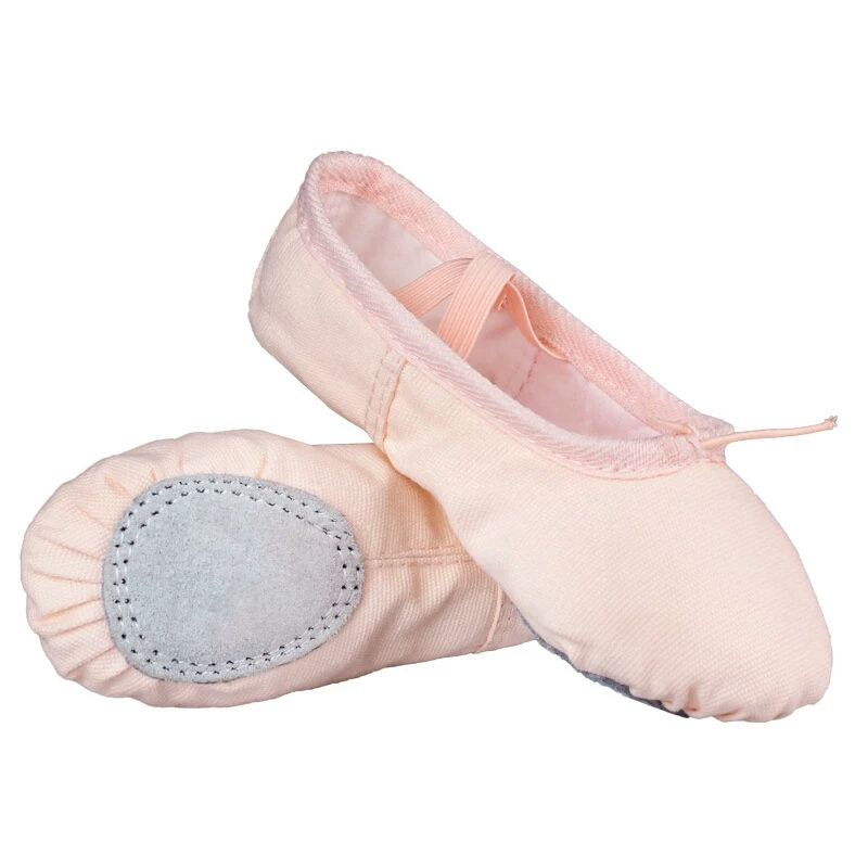 Jual Sepatu Balet Ballet Shoes Split Sole Pink Salmon Color ukuran ...