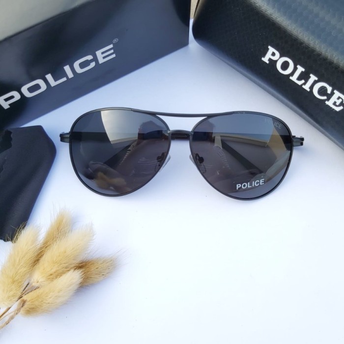 Jual Kacamata/Sunglasses Pria Police 1435 Polarized Super Fullset Cleaner | Shopee Indonesia
