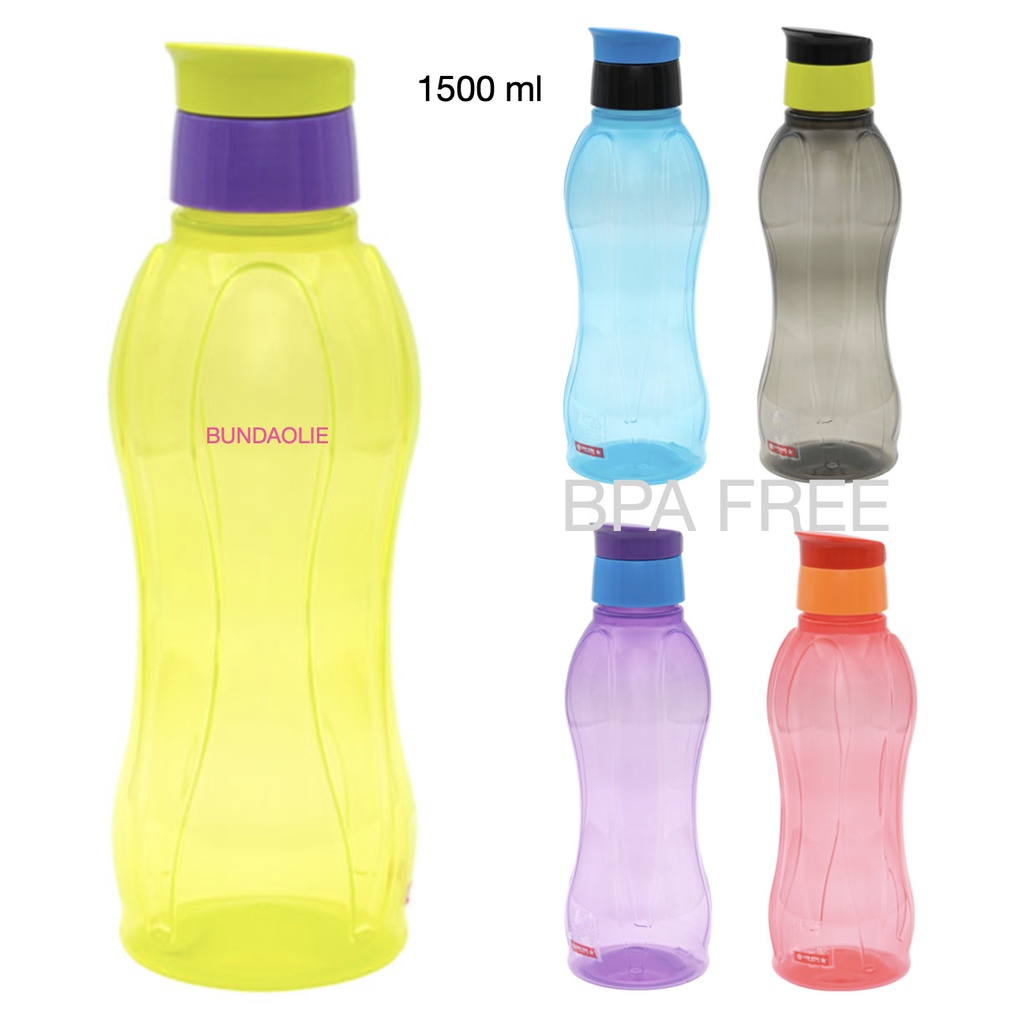 Jual Sport Botol Minum Gym Lifetyle 1,5 Liter Flip Quality BPA Free ...