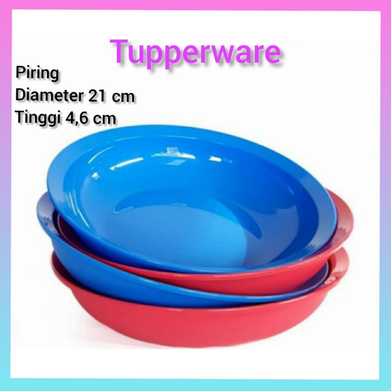 Jual Plate piring tupperware besar ecer satuan | Shopee Indonesia