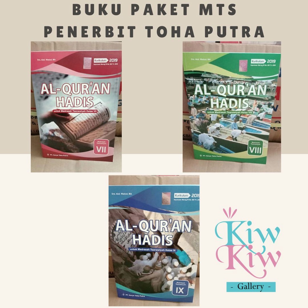 Jual Buku Al-Quran Hadis Kelas 7,8,9 MTS KMA 2019 - Toha Putra | Shopee Indonesia