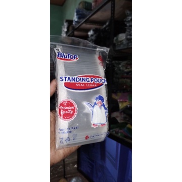 Jual plastik Standing pouch | plastik berdiri | 9 x 15 asli blutop ...