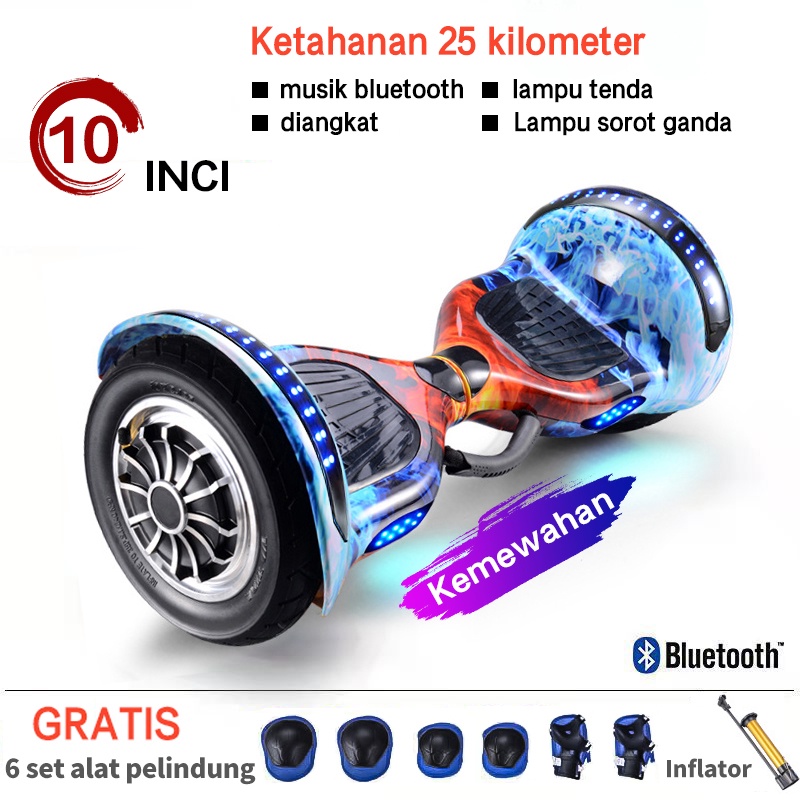 Jual Smart Balance Wheel 10 inchi / Hoverboard smart wheel balance with ...