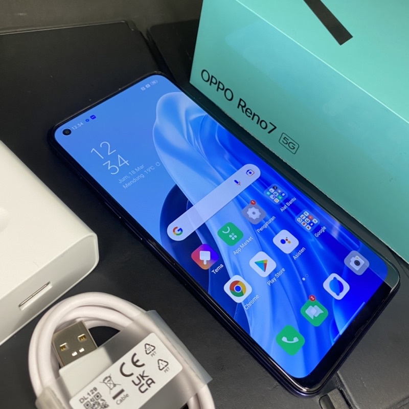 Jual OPPO RENO 7 5G 8/256 GB UNIT SECOND ORIGINAL GARANSI RESMI OPPO ...