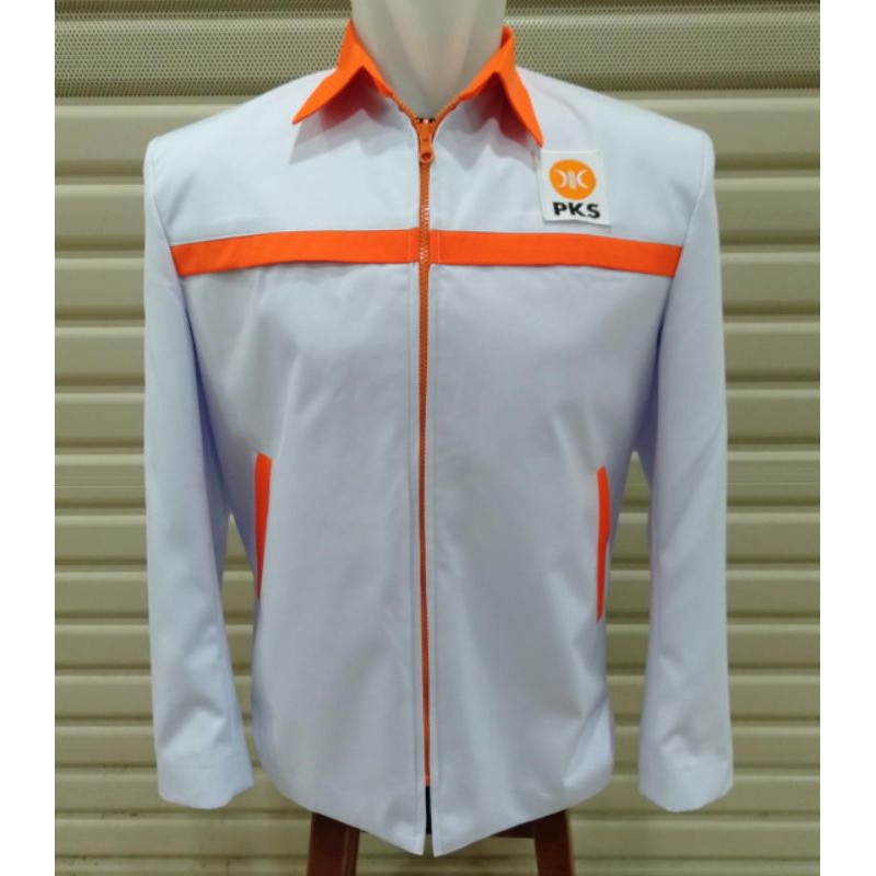 Jual semi jas PKS terbaru jasket custom bordir logo partai | Shopee ...