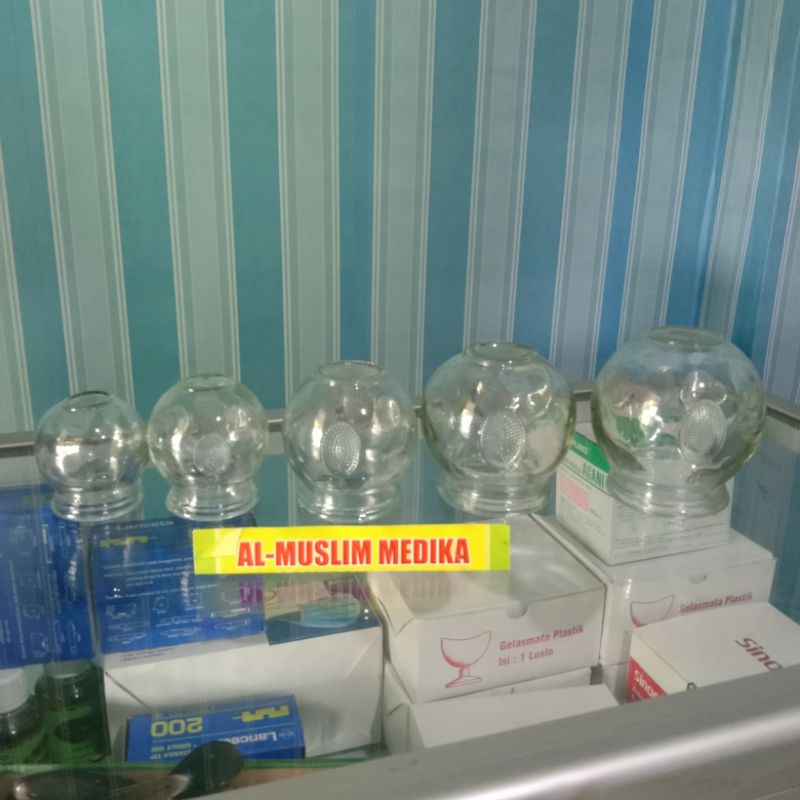 Jual Alat bekam Api ECERAN /alat bekam kaca no.12345 bukan sammora ...