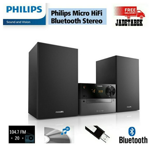 Jual PHILIPS BTM2310 SPEAKER MICRO MUSIC SYSTEM BLUETOOTH | Shopee ...