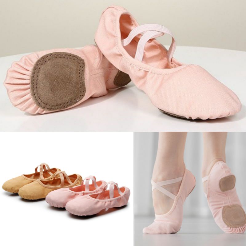 Jual Pro Elastic NB TIPE A Ballet Dance Shoes Split Sole Anak Remaja ...