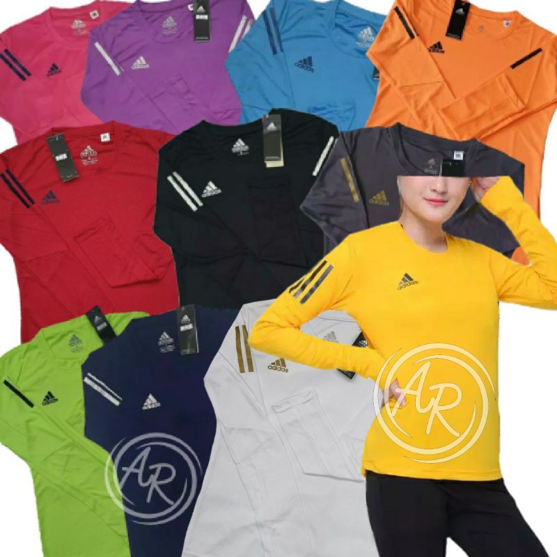 Jual Kaos sport JUMBO MUSLIM panjang wanita tshirt olahraga baju gym ...