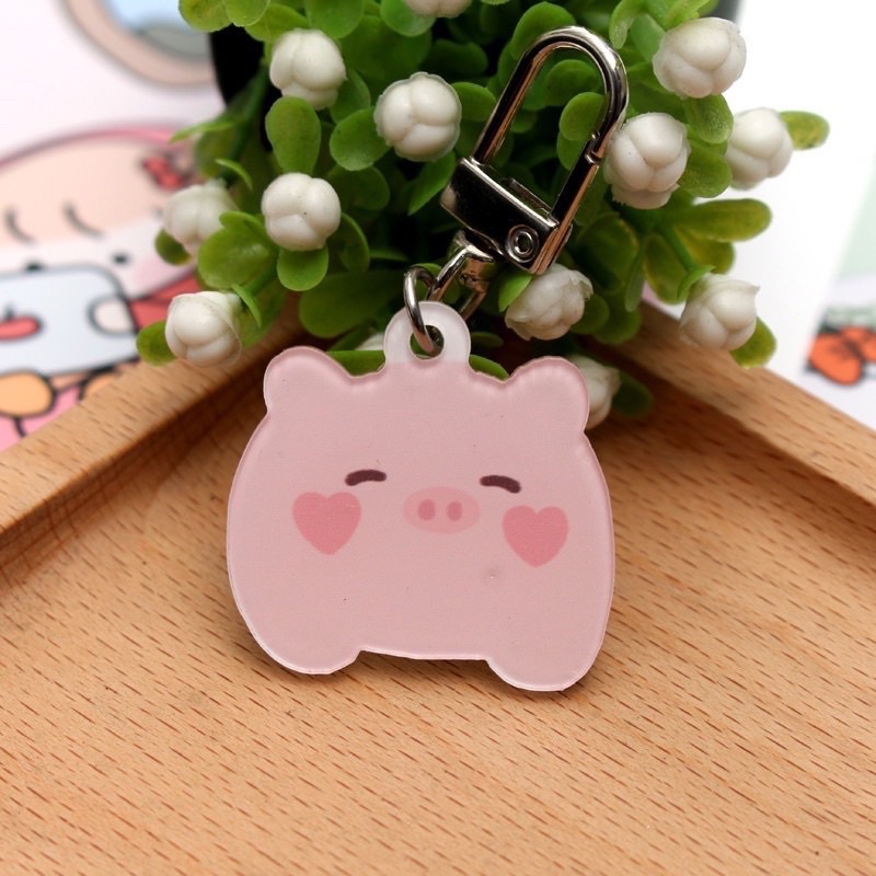 Jual penguin dog bear rabbit keychain gantungan kunci hewan lucu ...
