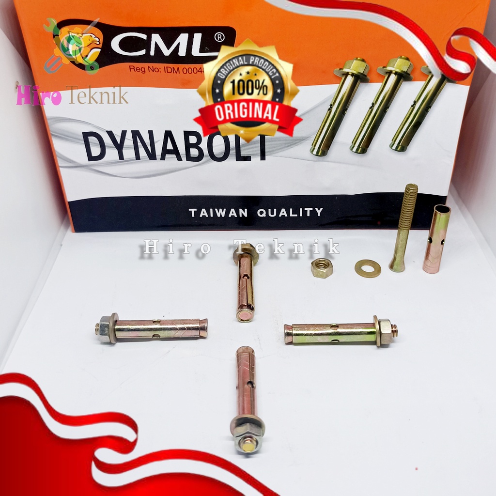 Jual BAUT DYNABOLT BAUT TANAM ANCHOR BOLT DYNABOLT BRACKET M8 PER BOX ...
