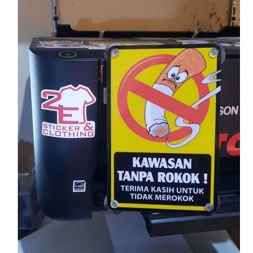 Jual Car Window Sign No Smoking / Kawasan Tanpa Rokok | Shopee Indonesia