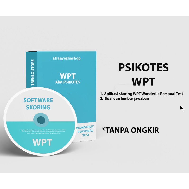 Jual Software psikotes WPT Alat Tes Psikologi WPT Wonderlic Personnel ...