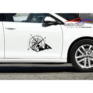 Jual jual stiker sticker mobil motif kompas montain universal | Shopee ...