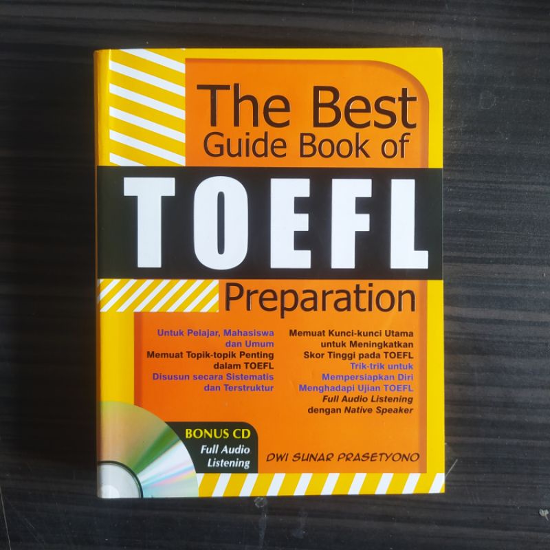 Jual Buku Toefl: The Best Guide Book of TOEFL Preparation (ORI) | Shopee Indonesia