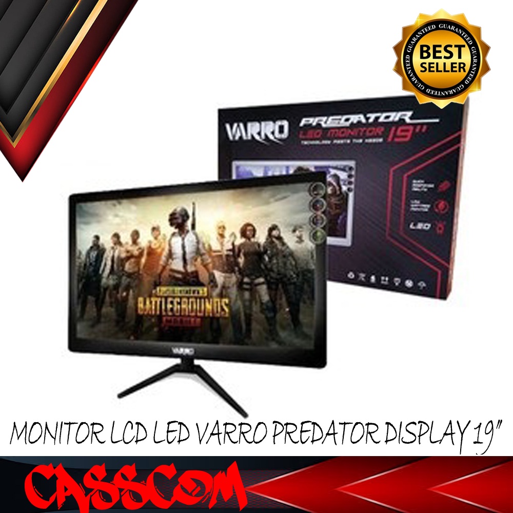 Jual MONITOR LED VARRO PREDATOR DISPLAY 19" INCH VGA & HDMI | Shopee ...