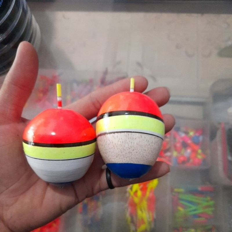 Jual pelampung kayu jumbo mujair bandeng gabus kakap patin | Shopee ...