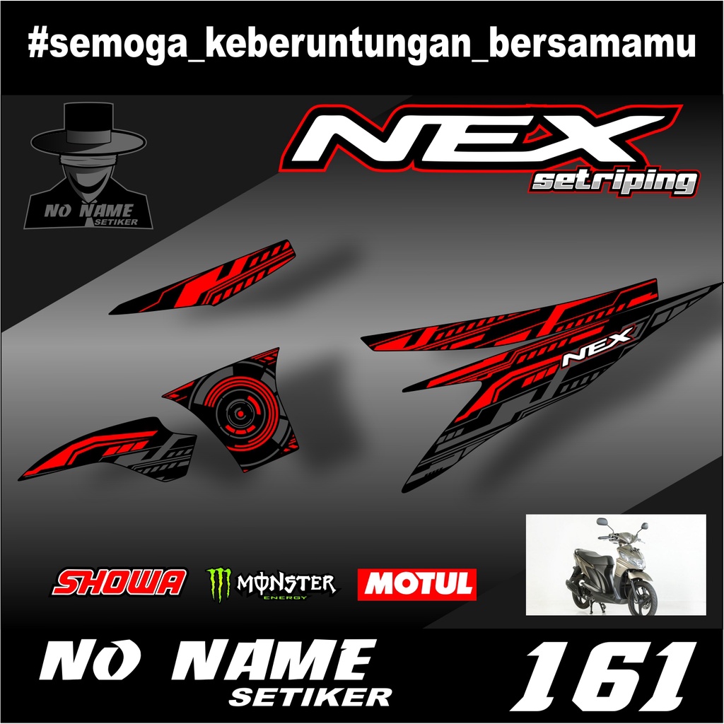 Jual Stiker striping variasi suzuki next (161) - decal Stiker setriping ...