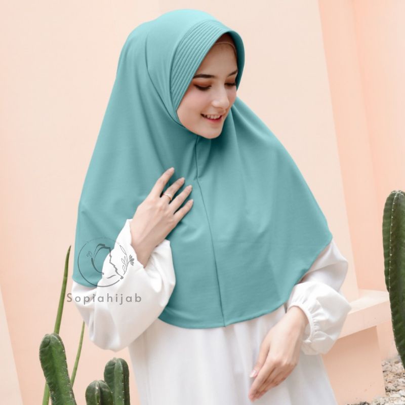 Jual Kerudung Hamidah Hijab Instan Jersey Terbaru Kekinian Jilbab Instant Pet Antem Semi Jumbo ...