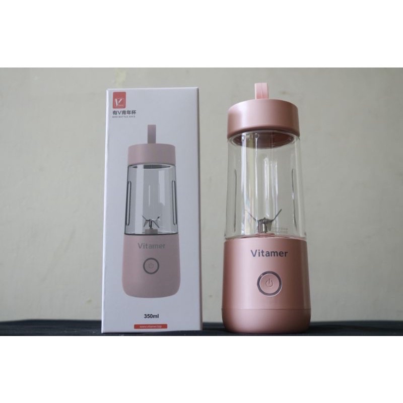Jual Vitamer Blender Jus Buah Portable Mini USB Charging 500ML / Juicer ...