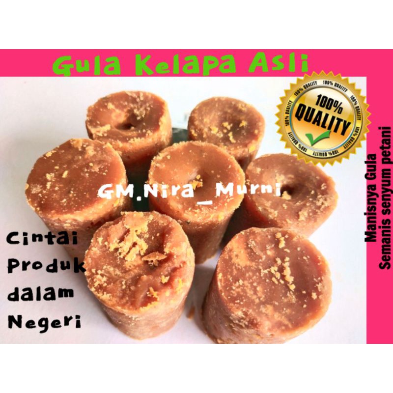 Jual Gula Jawa Asli Gula Kelapa Asli Gula Merah Asli Kuning 1 kg ...