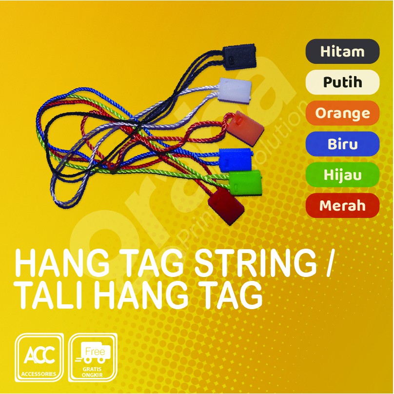 Jual Hang Tag String / Tali Hang Tag | Shopee Indonesia