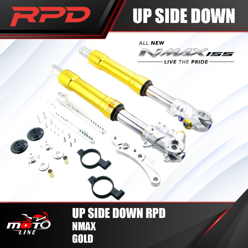 Jual Upside Down Shock Depan USD RPD NMAX 155 | Shopee Indonesia