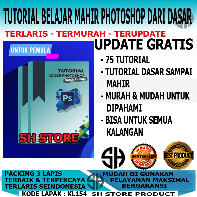 Jual Paket Lengkap Belajar Tutorial Photoshop Dari Dasar Sampai Mahir ...
