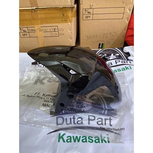 Jual SPAKBOR DEPAN ZX25R ZX-25R HITAM ORIGINAL | Shopee Indonesia
