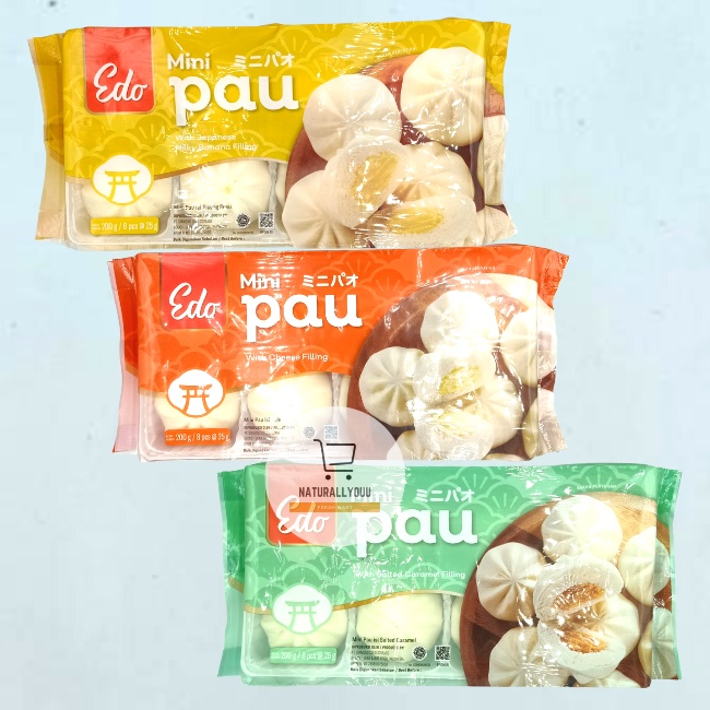 Jual Edo Mini Pau Japanese Edition 200Gr (Banana/Salted Caramel/Cheese ...